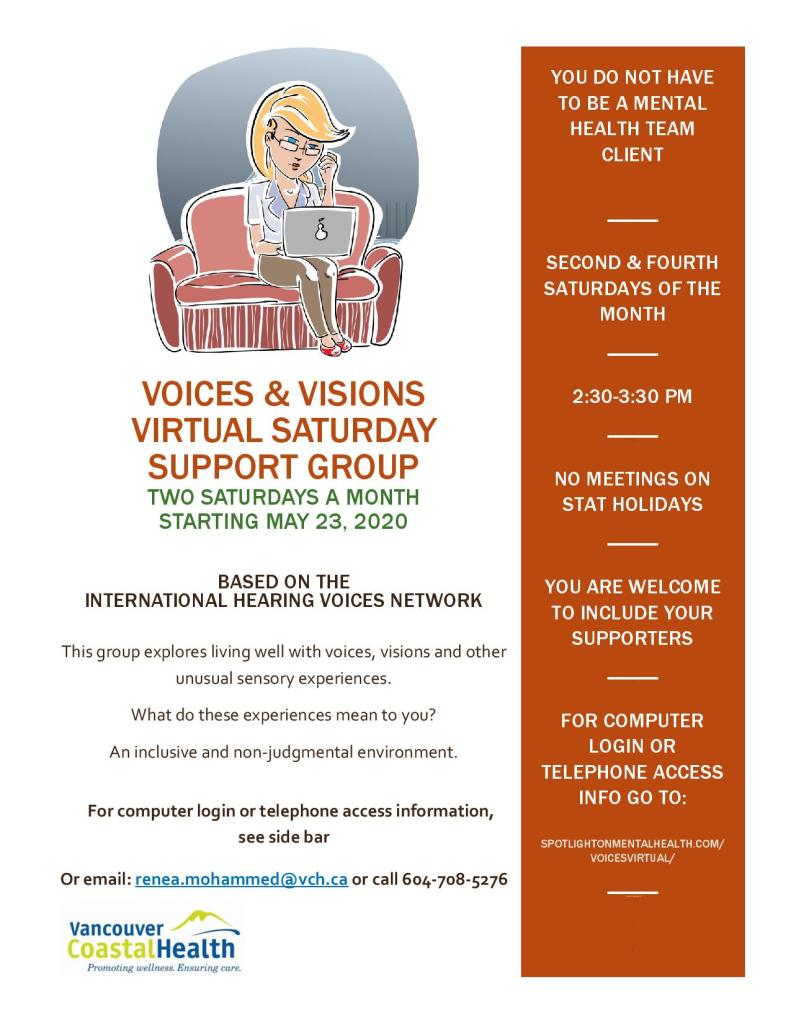 New Virtual Support Group: 2nd and 4th Saturdays of the Month – BC ...